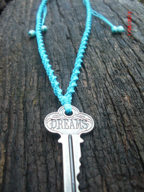 Engraved Key Necklace on Luulla