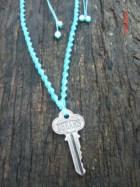 Engraved Key Necklace on Luulla